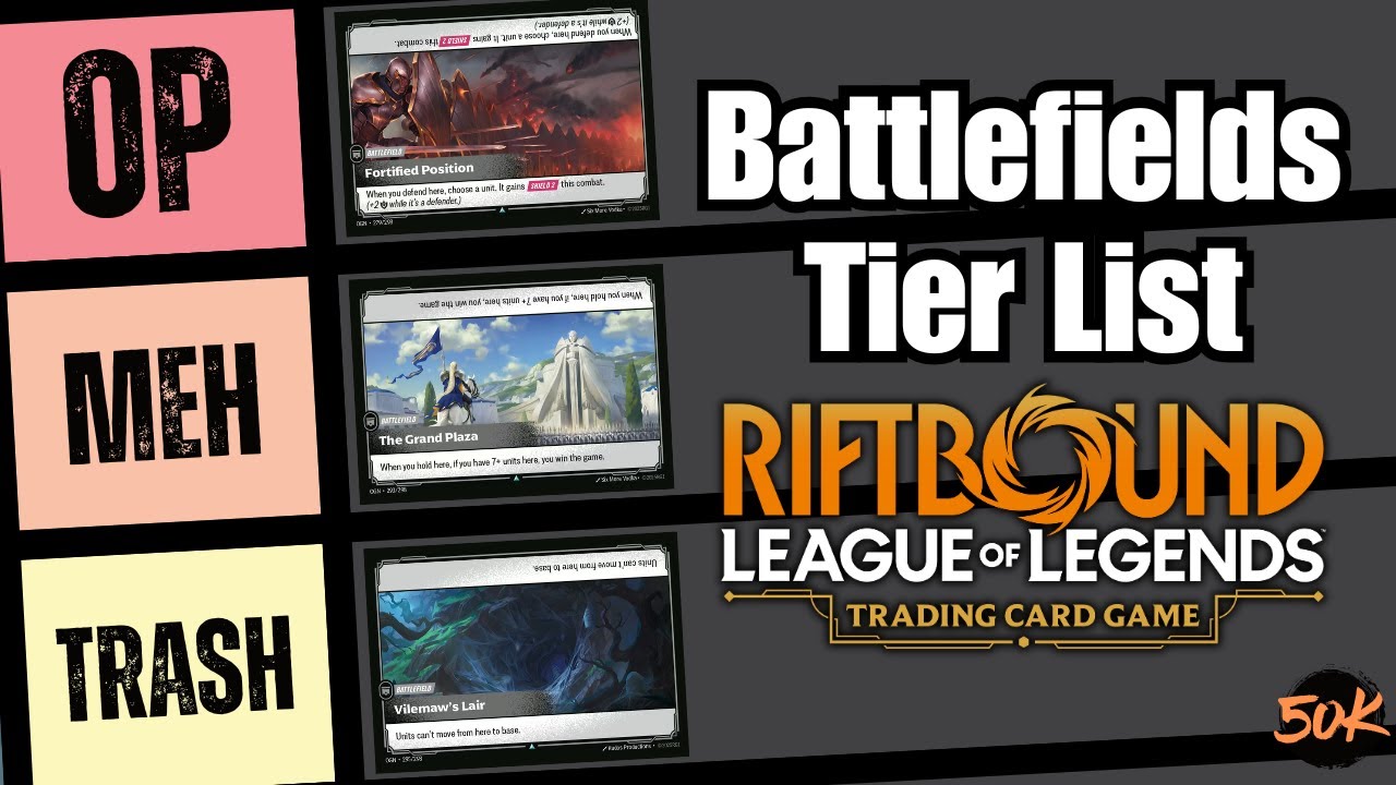 Ranking All the Battlefields in Riftbound League of Legends TCG Origins ...