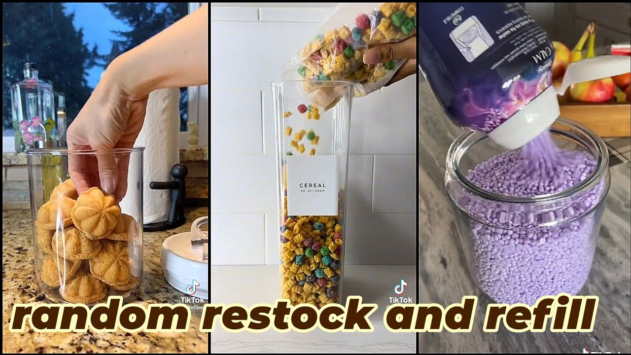 Random Restock and Refill Organizing TikTok Compilation #4 - YouTube