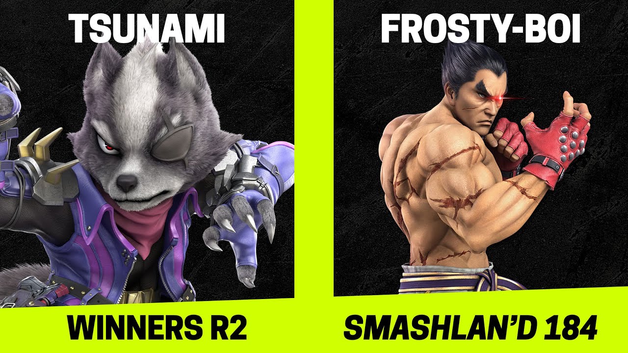 SmashLAN'd 184 Winners R2 - Tsunami (Wolf) vs Frosty-boi (Kazuya ...