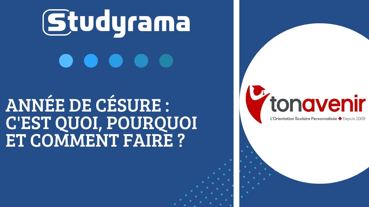 Année de césure : pourquoi et comment faire ? - YouTube