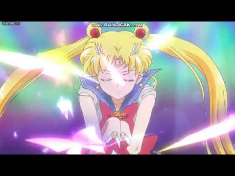 Sailor Moon se transforma en Super Sailor Moon|Sailor Moon Crystal 3