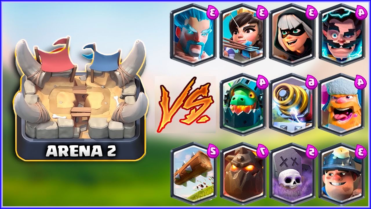 TROLLEANDO CON SOLO LEGENDARIAS en ARENA 2 - CLASH ROYALE FULL LEGEND ...
