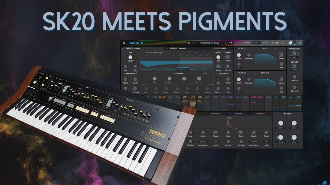 Vintage SK20 Sounds in Pigments: Analog Colors SK20 Sound Bank Demo ...