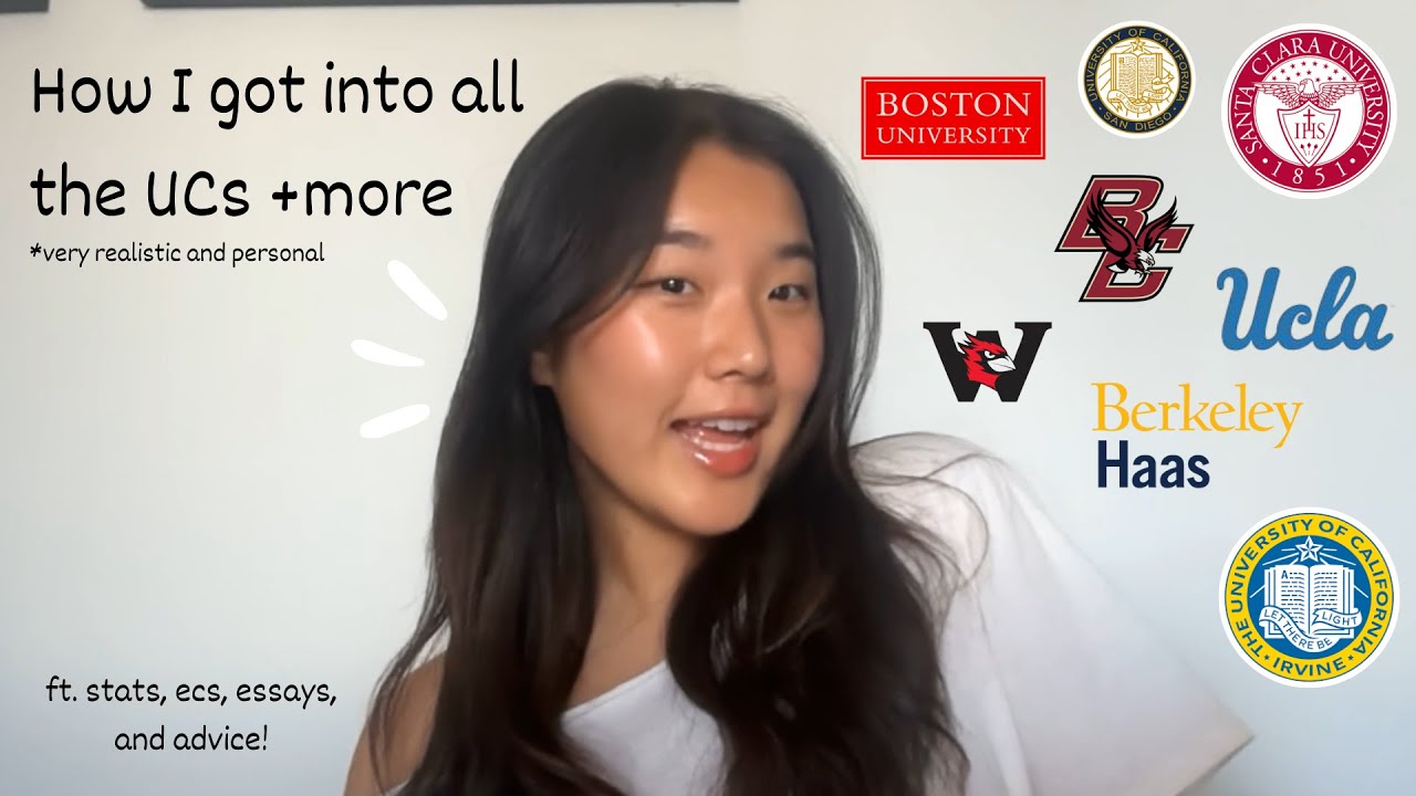 How I got into all the UCs +more | stats, ecs, essays, and advice - YouTube