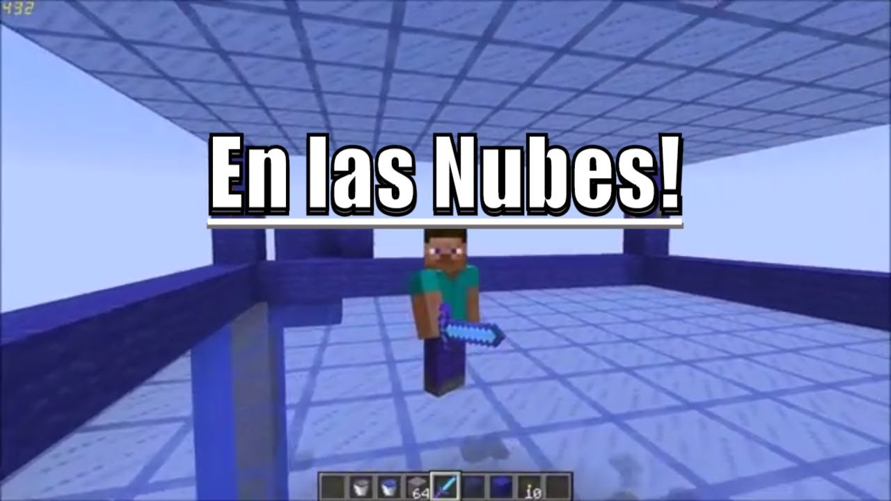 Como hacer una casa en las Nubes en Minecraft Facil y Rapido - YouTube