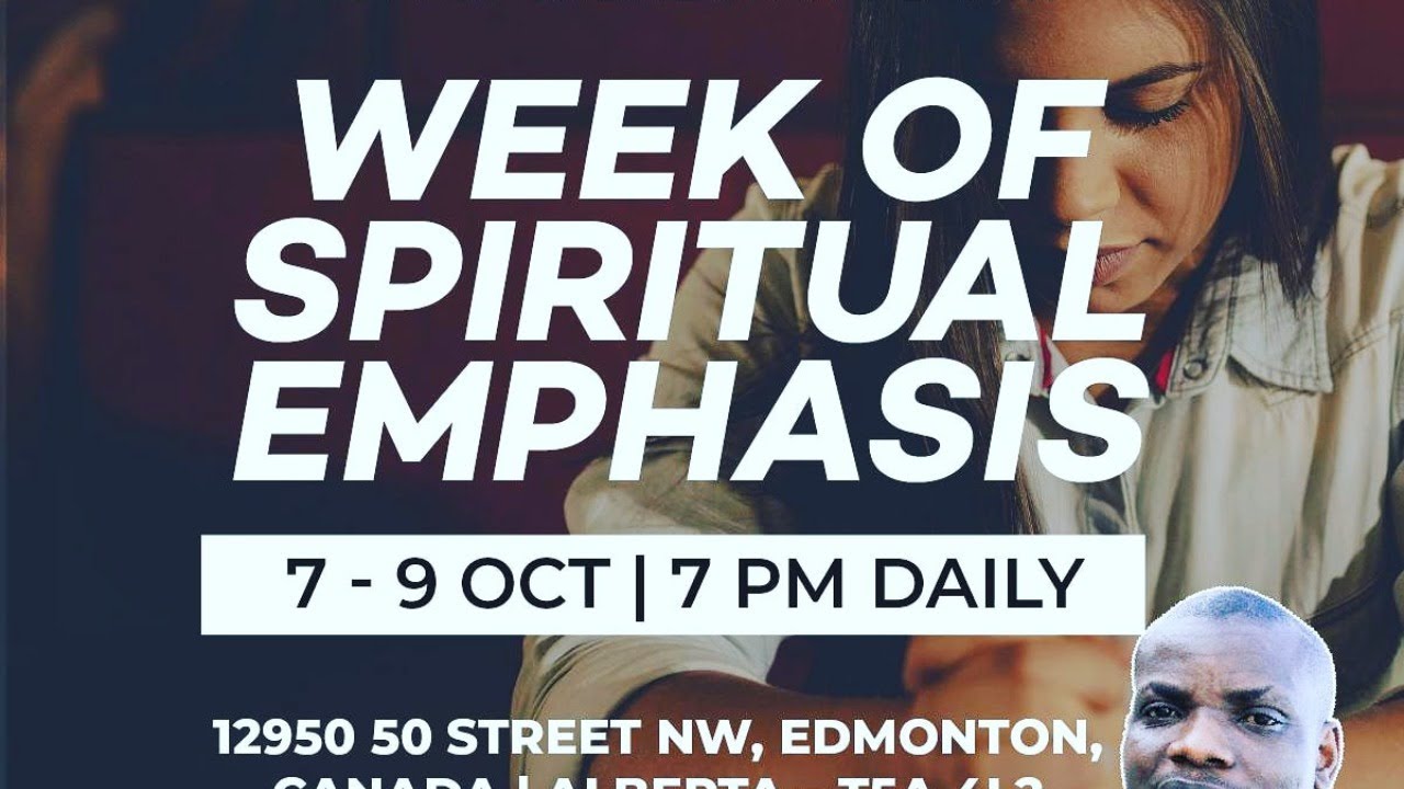 WEEK OF SPIRITUAL EMPHASIS DAY 1 | 10-7-2020 | WINNERS CHAPEL EDMONTON ...