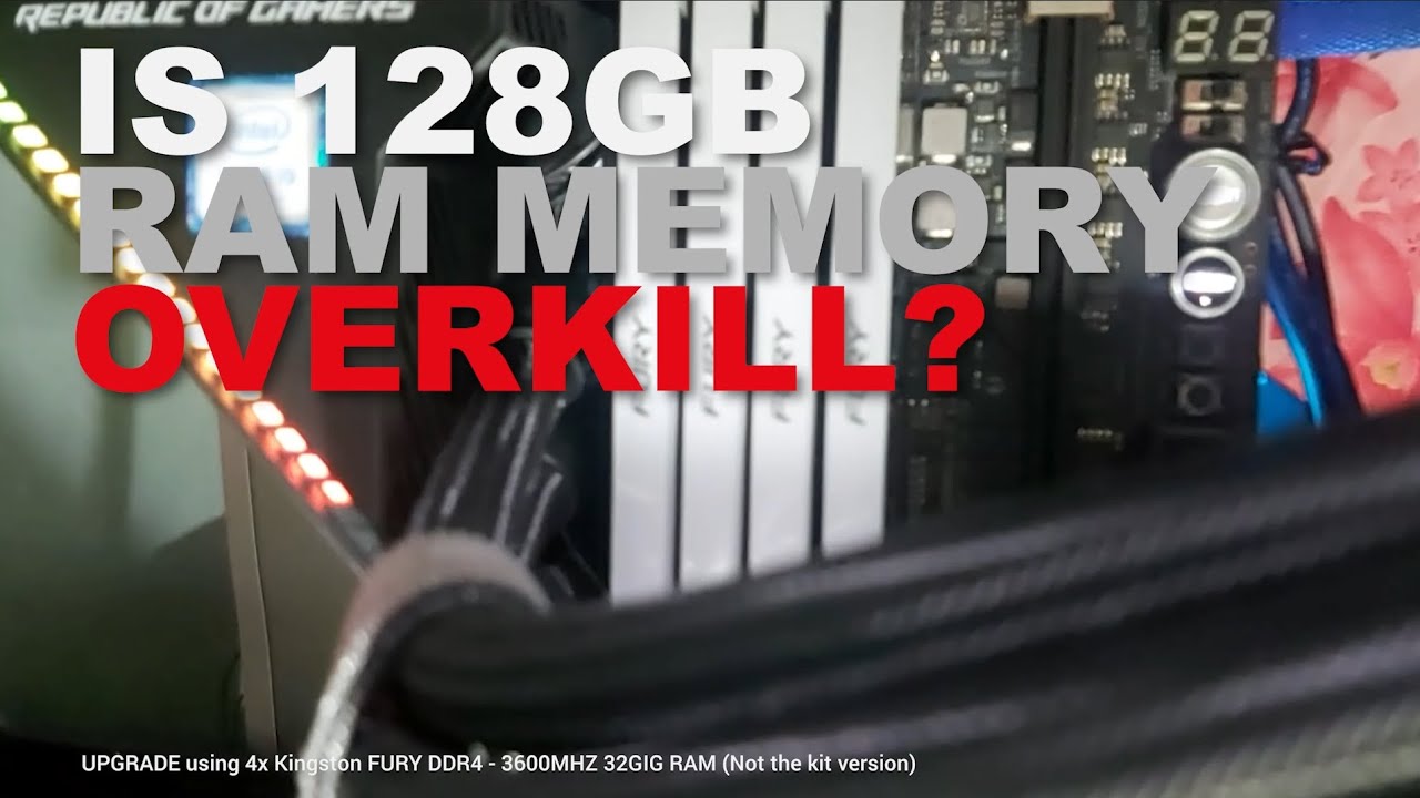 128GB RAM OVERKILL 1st TV Ad Arcade Legend Gaming Creator PC YouTube