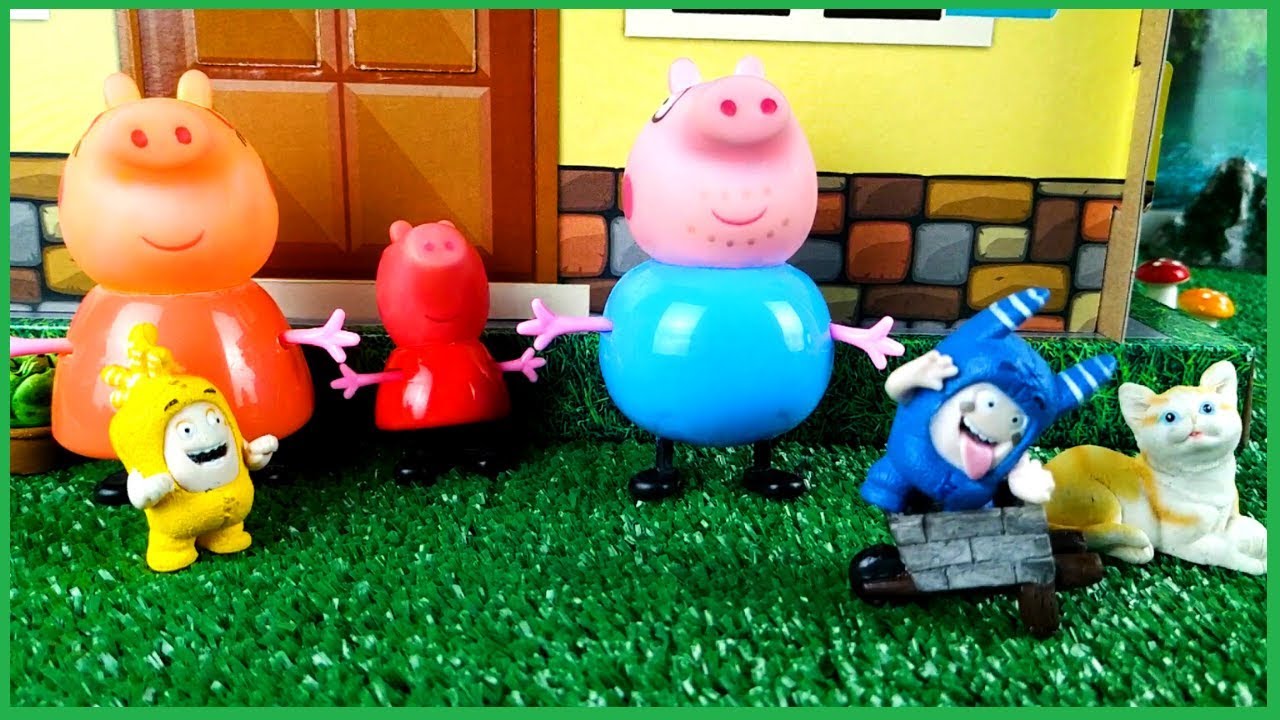 Peppa Pig Playing Games With Daddy Pig - Cartoon For Kids - YouTube