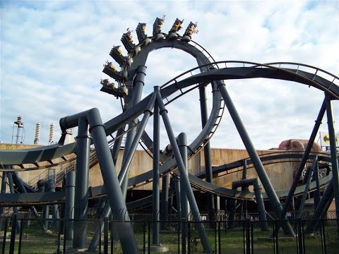 Six Flags St.Louis Batman the Ride Info Video - YouTube