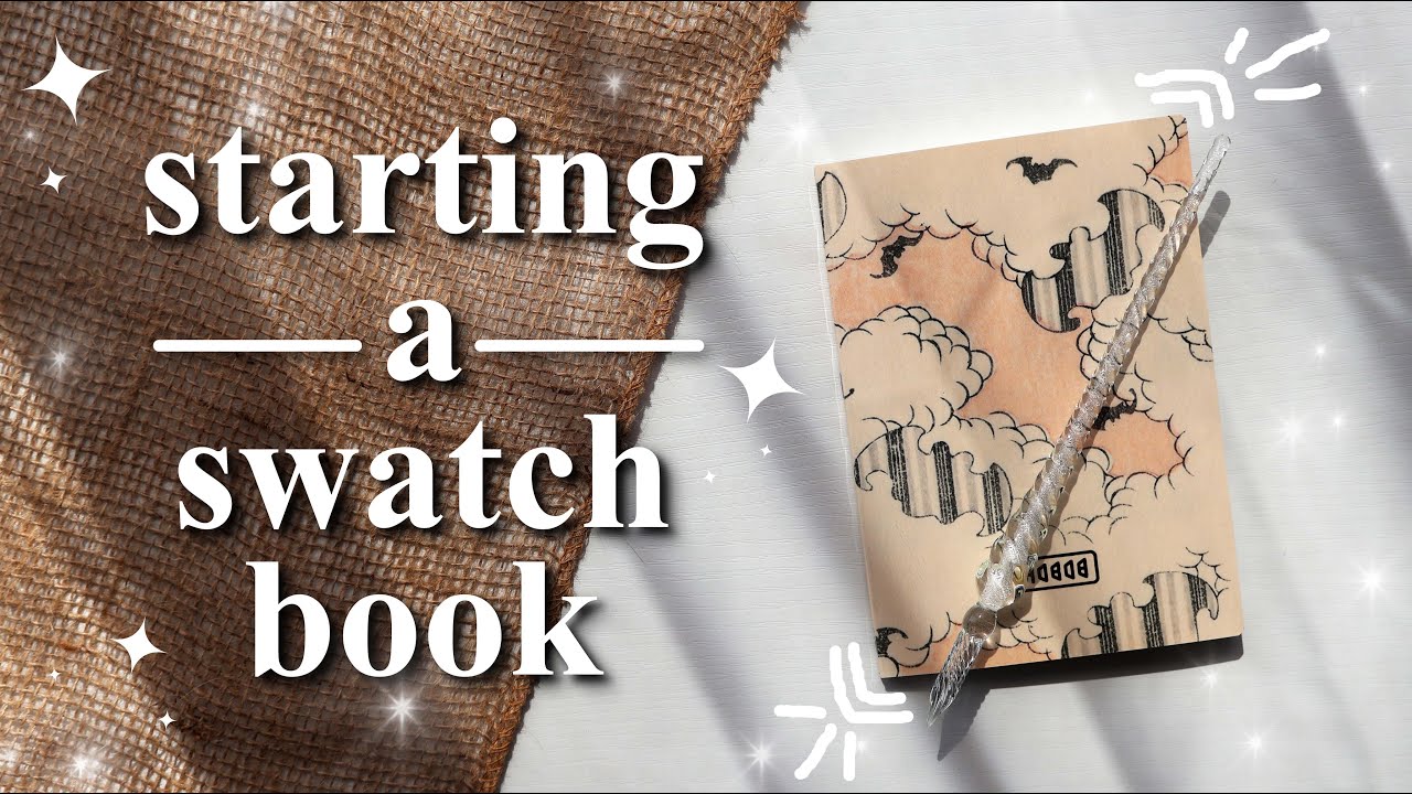 Start A Swatch Book With Me | Small Notebook Idea - YouTube