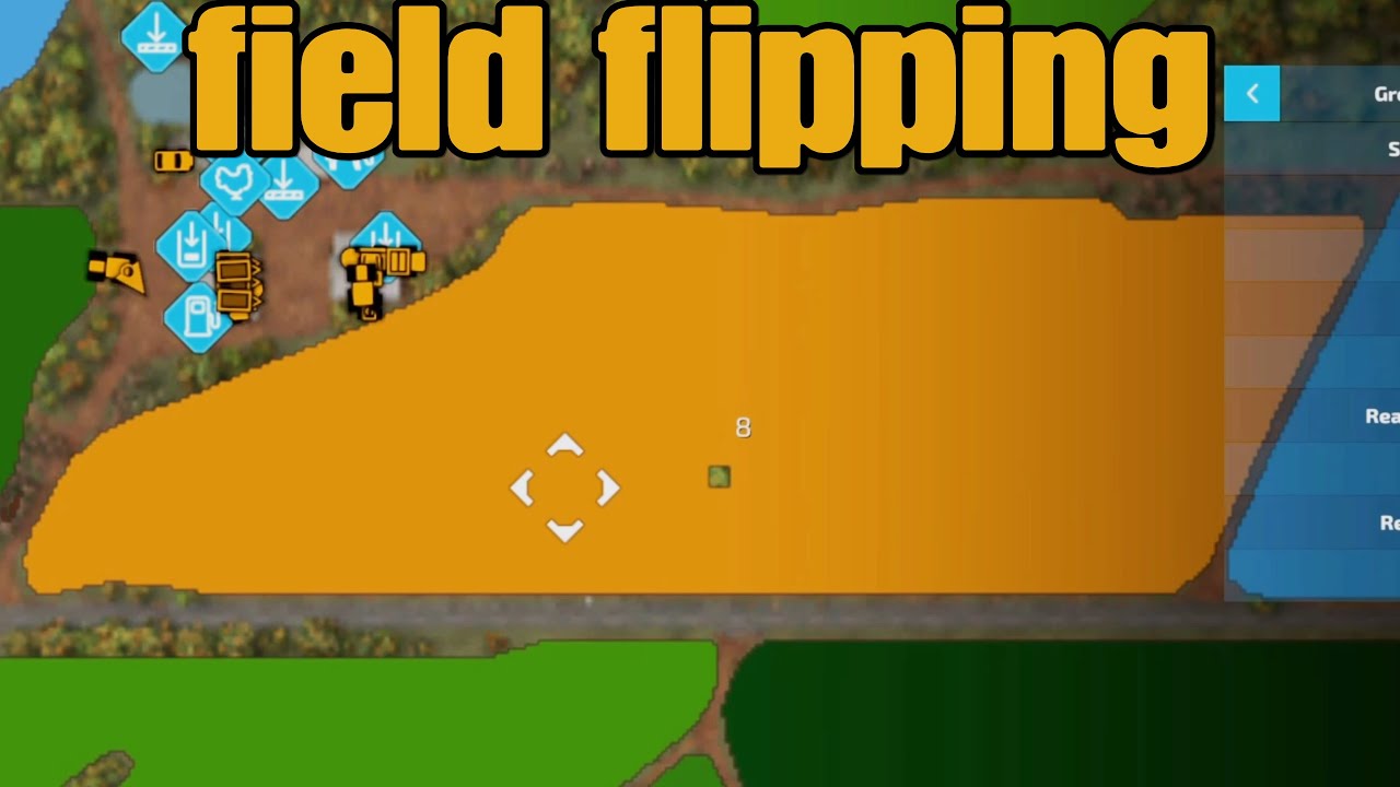 Field flipping (farming simulator 22) - YouTube