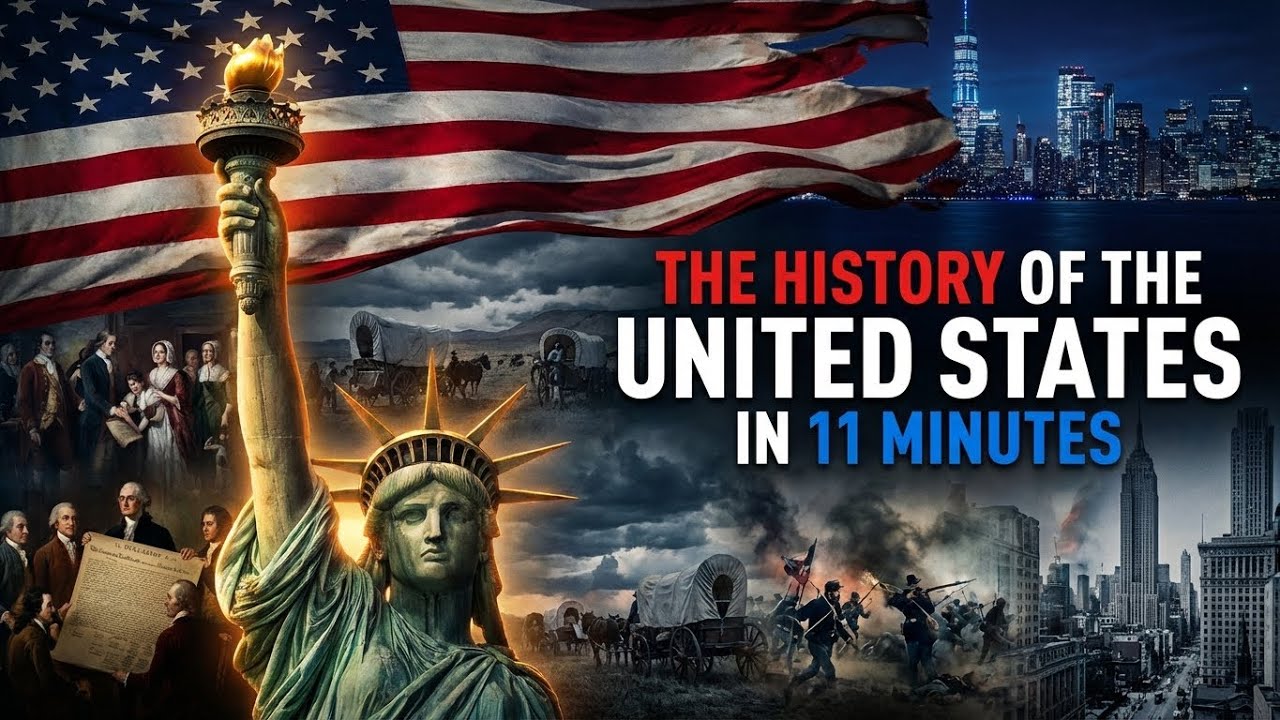 The History of the United States of America Explained in 11 Minutes ...