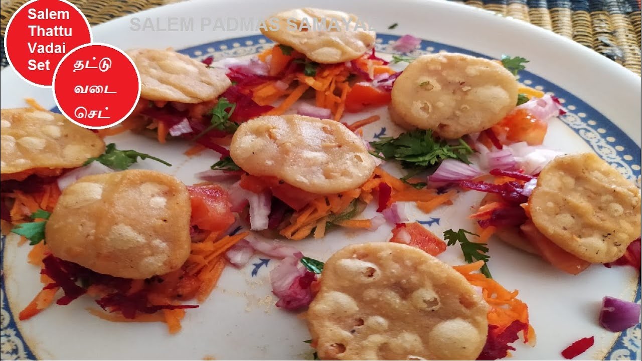 Salem Thattu Vadai Set Recipe Tamil | Healthy Evening Snacks Recipes ...