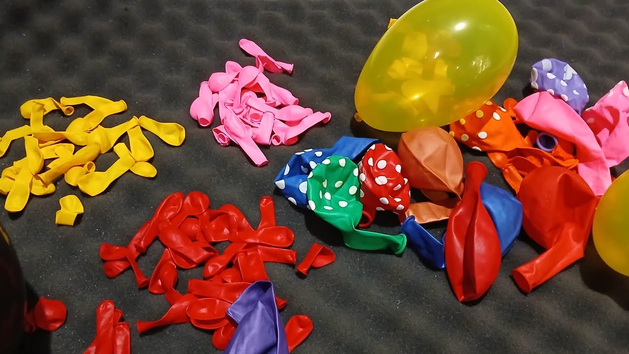 Various Colorful And Types Of Balloons #satisfying #balloon - YouTube