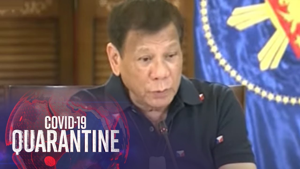 Pres. Duterte gives latest update on Gov't response vs. COVID-19 | ANC ...