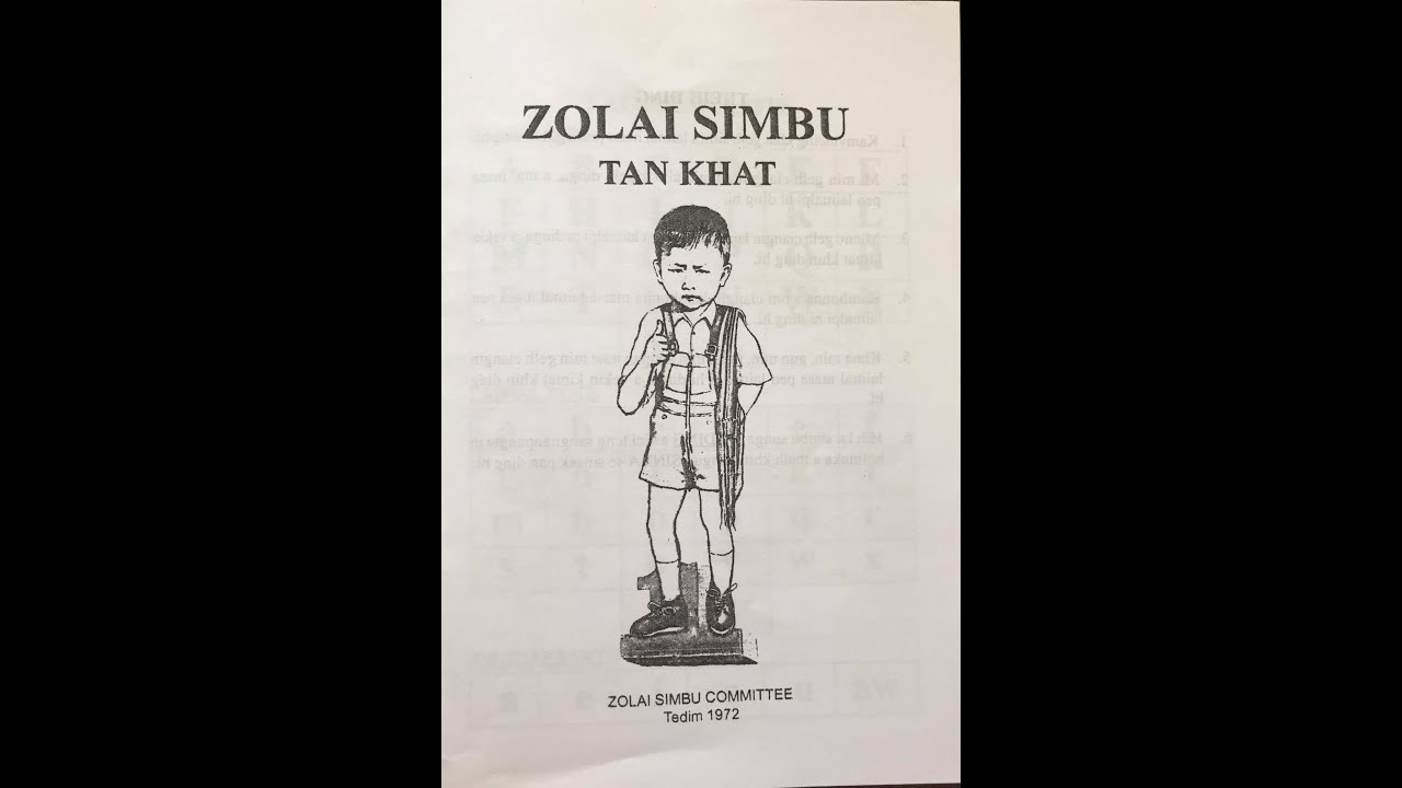 ZOLAI SIMBU TAN KHAT BUPPI (ZOMI LANGUAGE GRADE ONE) - YouTube