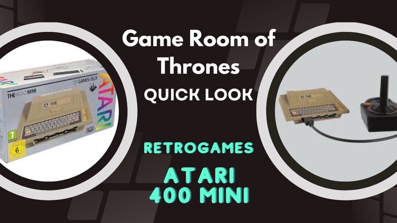 Quick Look - Atari The400 Mini Review and Unboxing #atari #atari400 #quicklook #review # ...