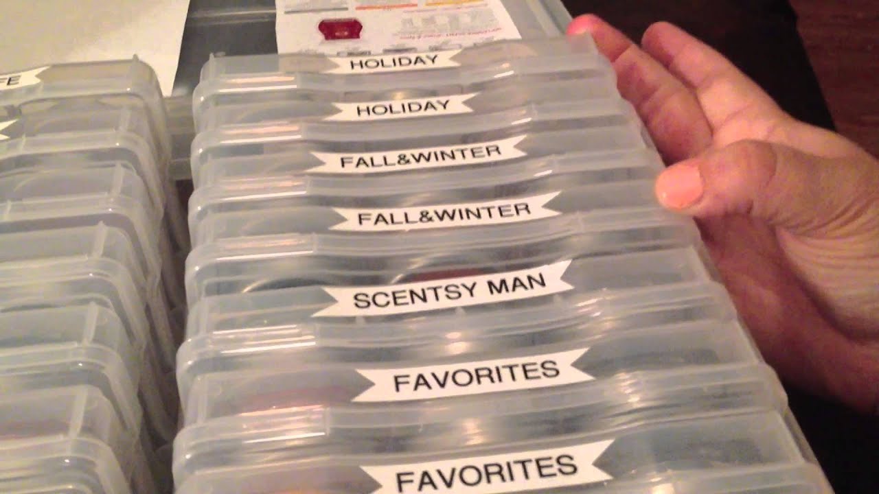 Scentsy Party Tester Organization! - YouTube