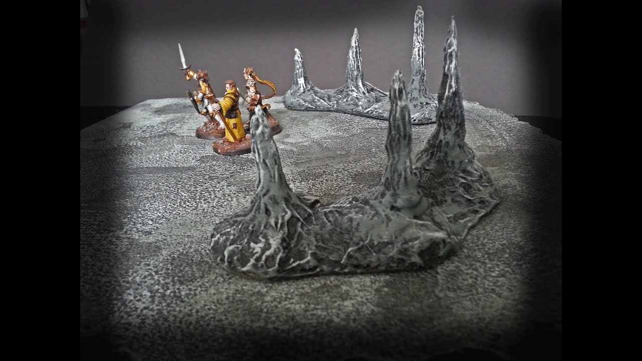Crafting Dragon's Teeth Stalagmites for a D&D Cave (The DM's Craft ...