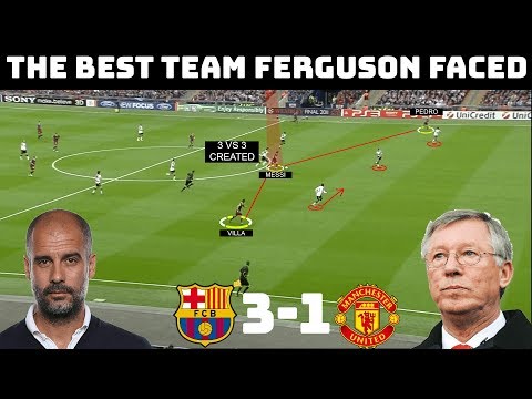 Comment Pep Guardiola a surpassé Sir Alex Ferguson | Analyse tactique : Barcelone 3-1 Manchester ...
