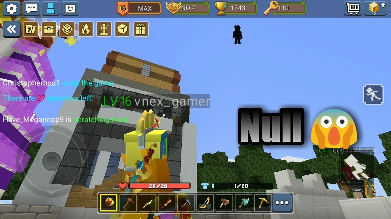 Null in Bedwars Blockman go In lobby - YouTube