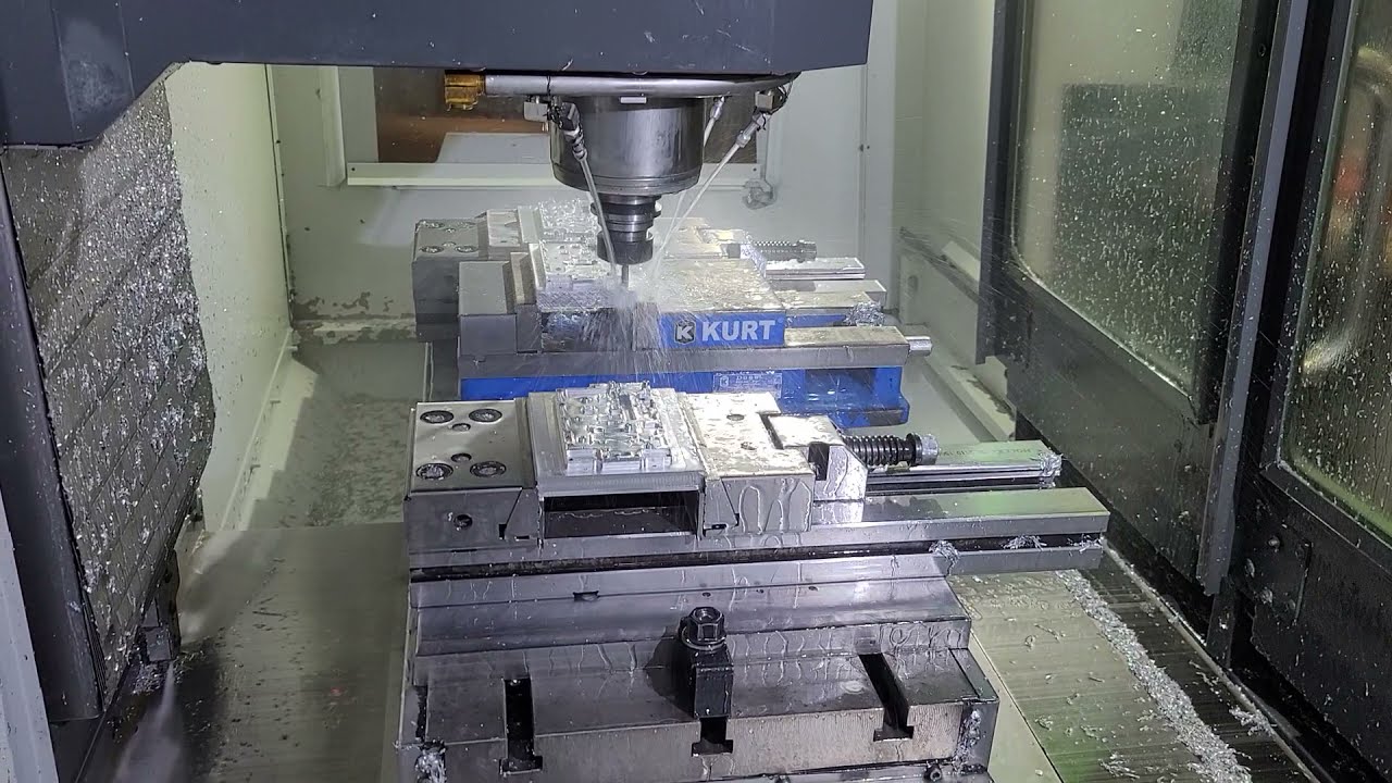 Switched to crystal clear coolant Blaser Synergy 735 - YouTube