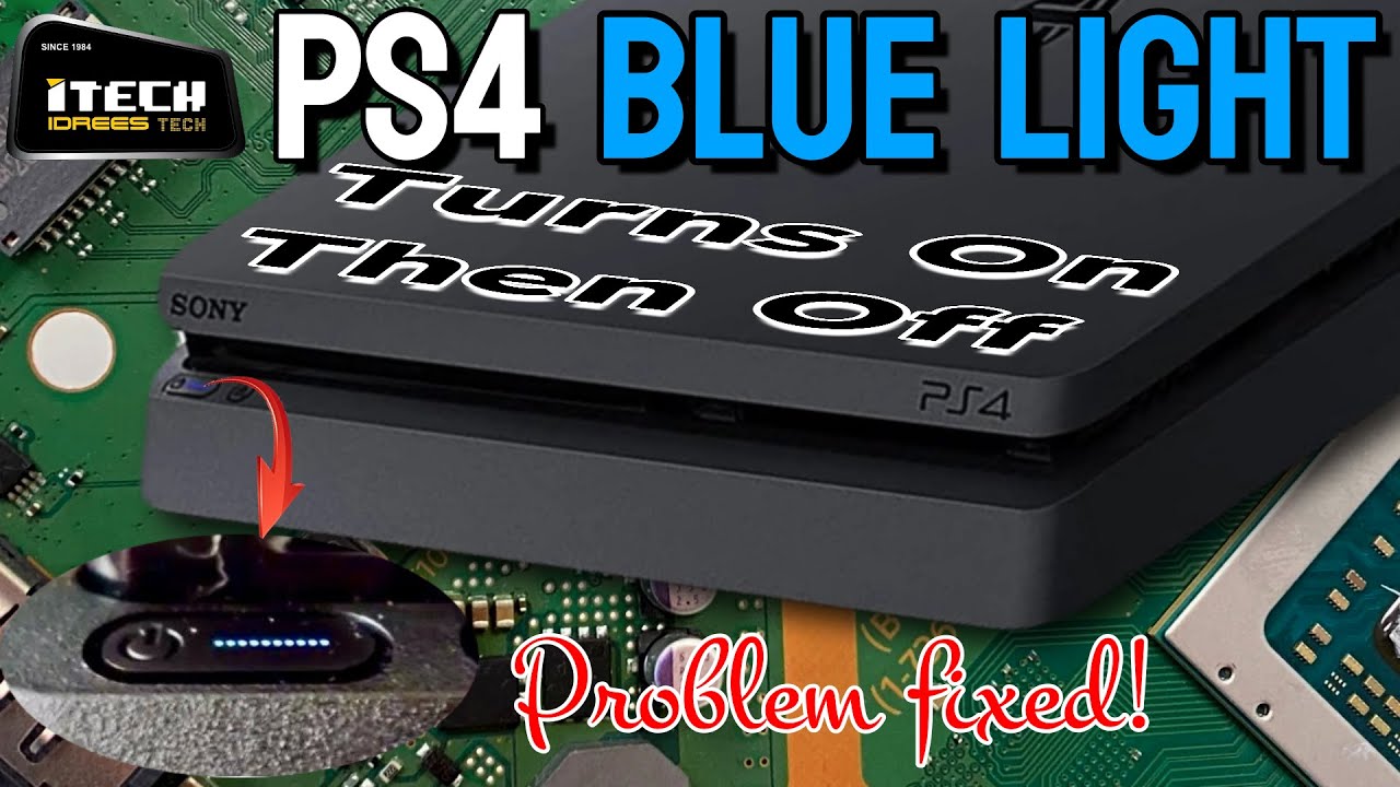 🎮 PS4 Blue Light On and Off Problem Solved 🔧 Step-by-Step ...