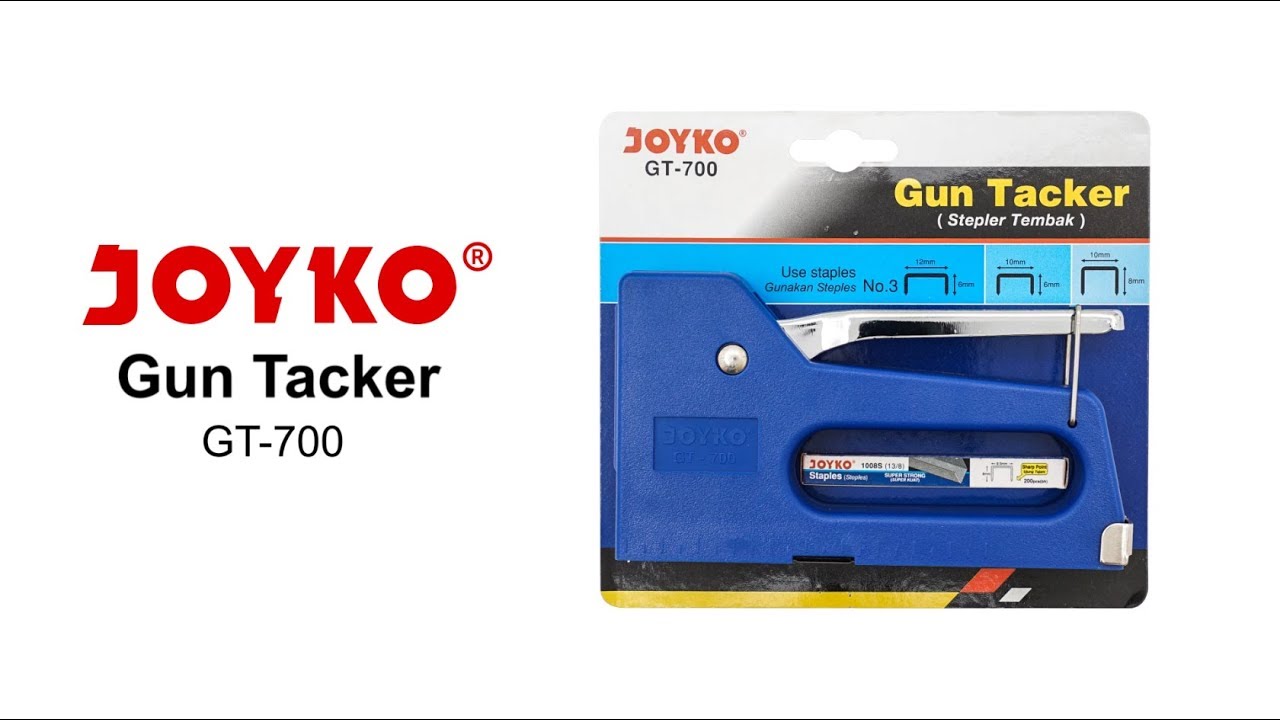 JOYKO - Gun Tacker GT-700 - YouTube
