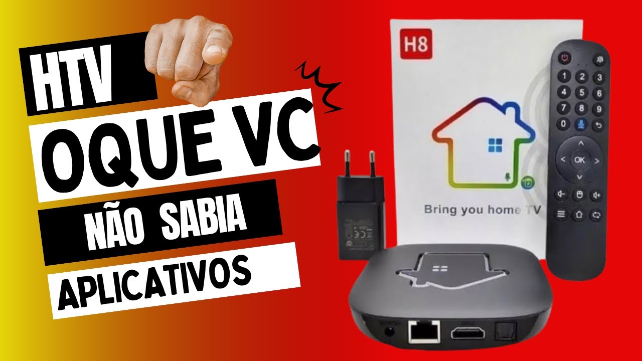 Htv H8 4k como instalar e tirar aplicativo da tela inicial - YouTube