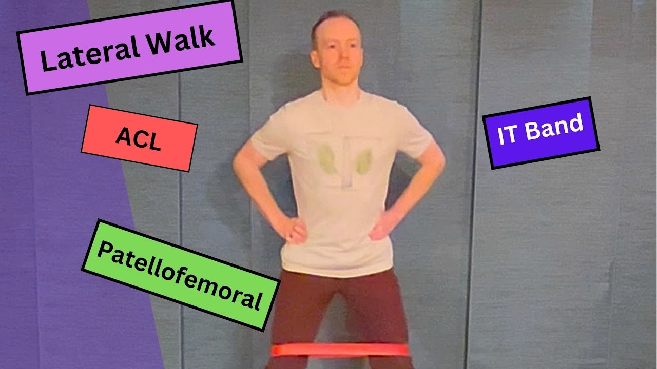 Lateral Walk: Prevent ACL injuries, patellofemoral pain syndrome, and ...