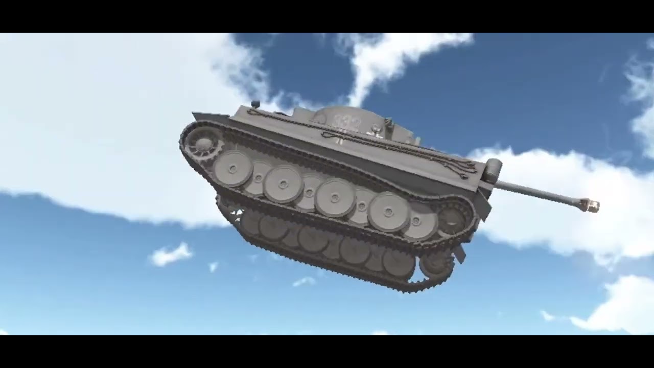 Tiger tank on something - YouTube