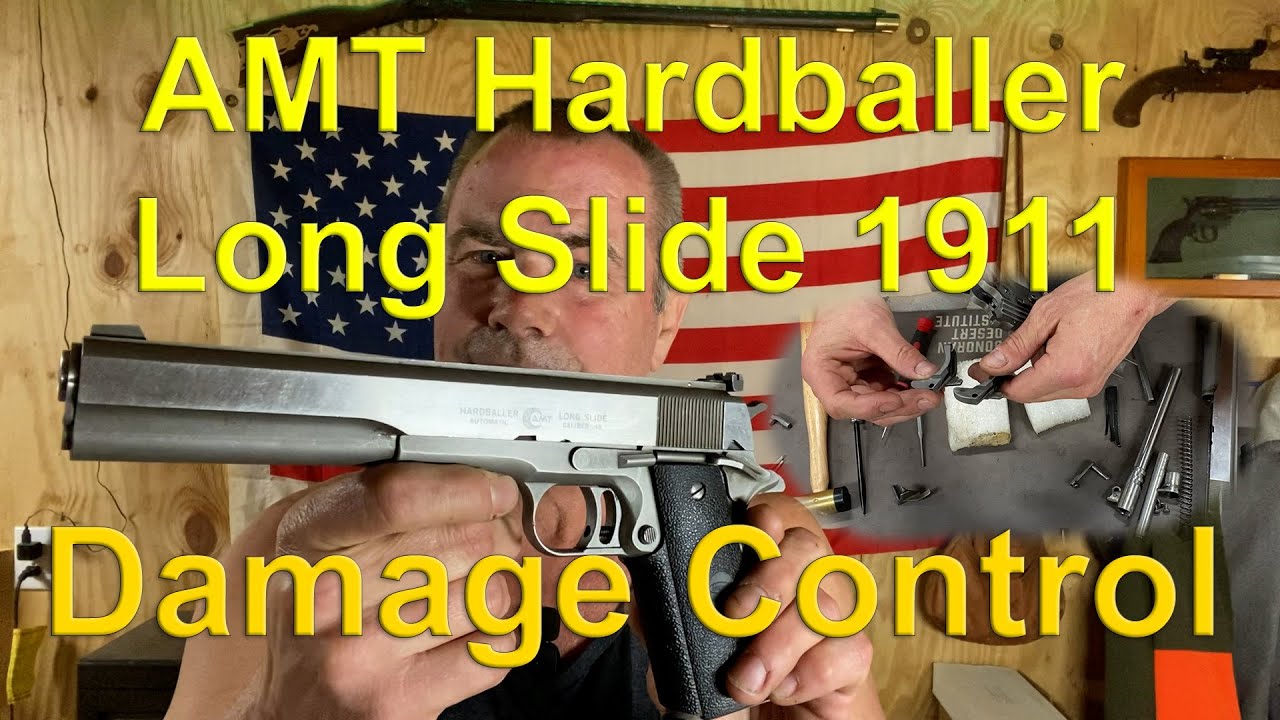 AMT Hardballer Long Slide 1911 - Damage Control - YouTube
