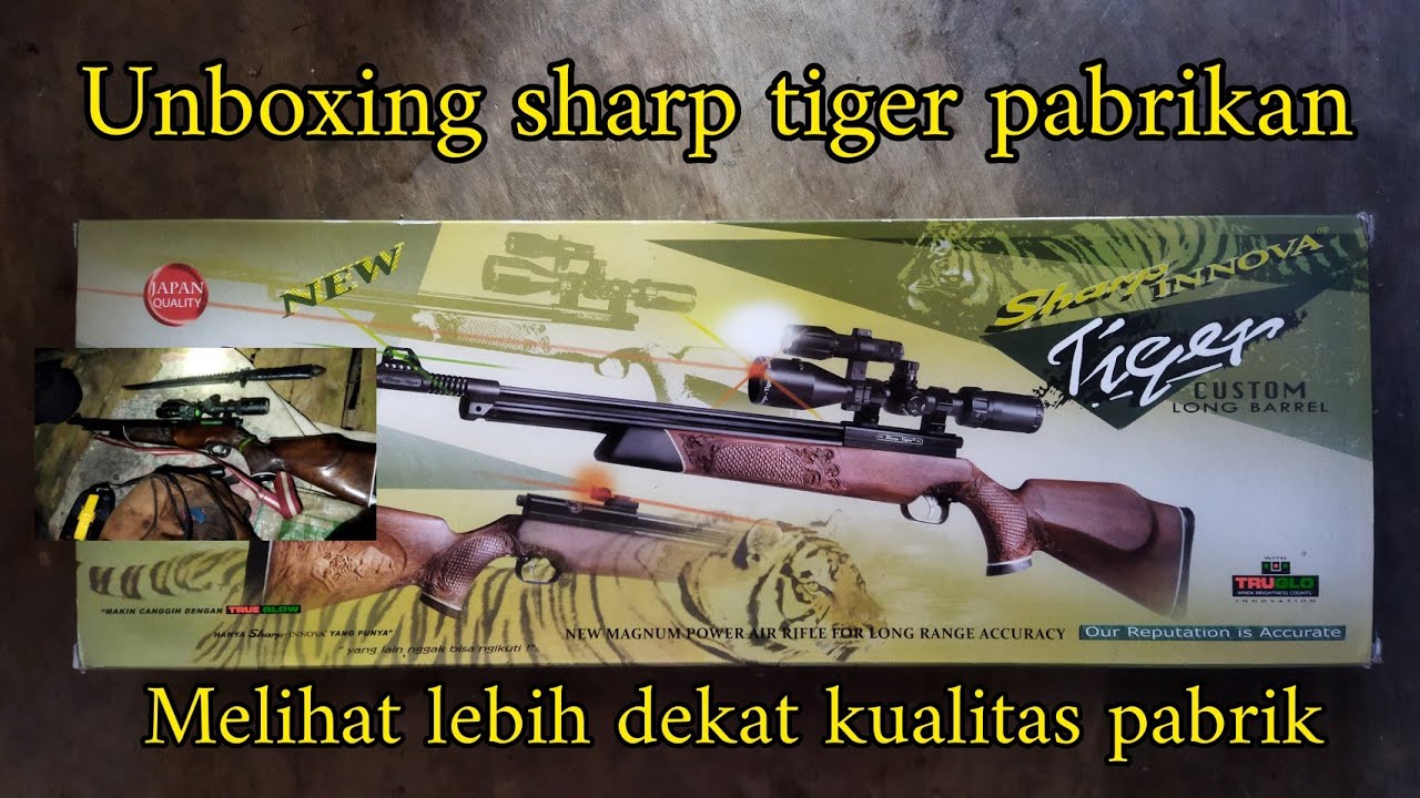 unboxing dan review sharp tiger long truglo - YouTube