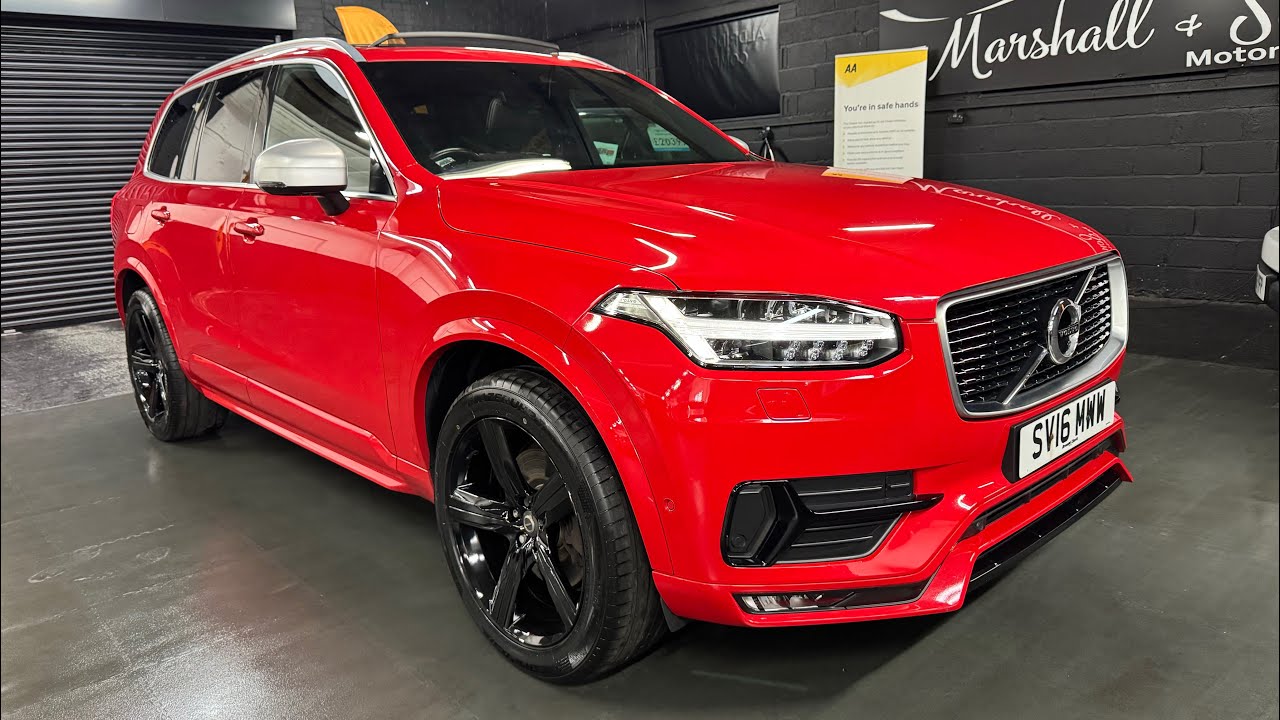 2016 Volvo XC90 D5 2.0 PowerPulse R-Design / Passion Red - YouTube