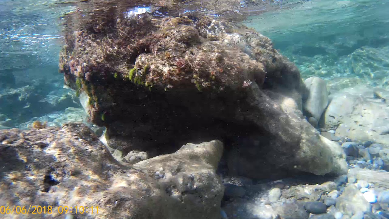 Snorkeling on Crete, Greece, near Rethimno - YouTube