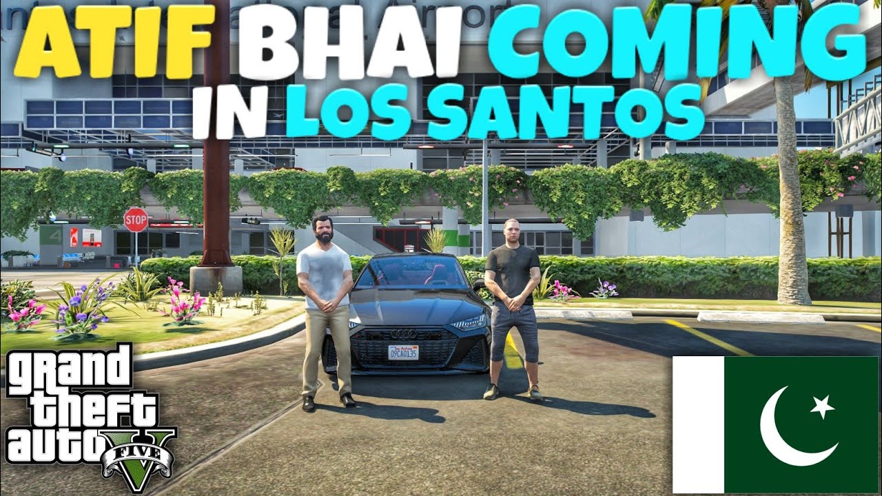 Michael Received Atif Bhai | Gta 5 Gameplay | AHMAD GAMER - YouTube
