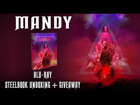 MANDY - BLURAY STEELBOOK UNBOXING + GIVEAWAY! - YouTube