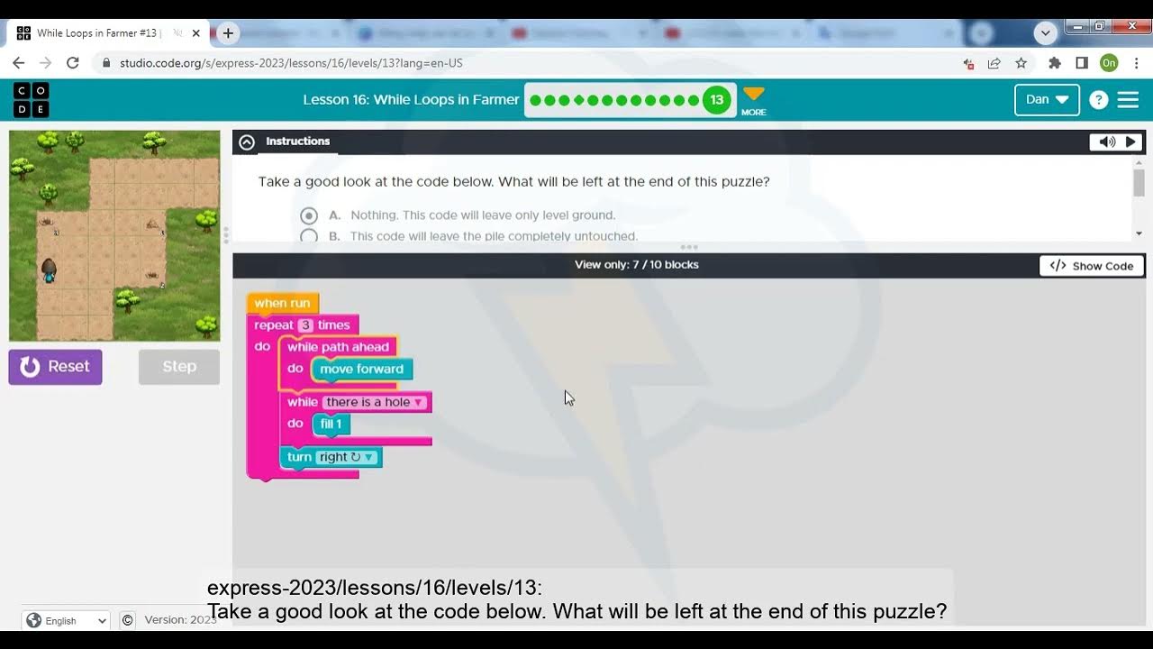 Learn Computer Science - Code.org - express-2023 L16L13 - YouTube