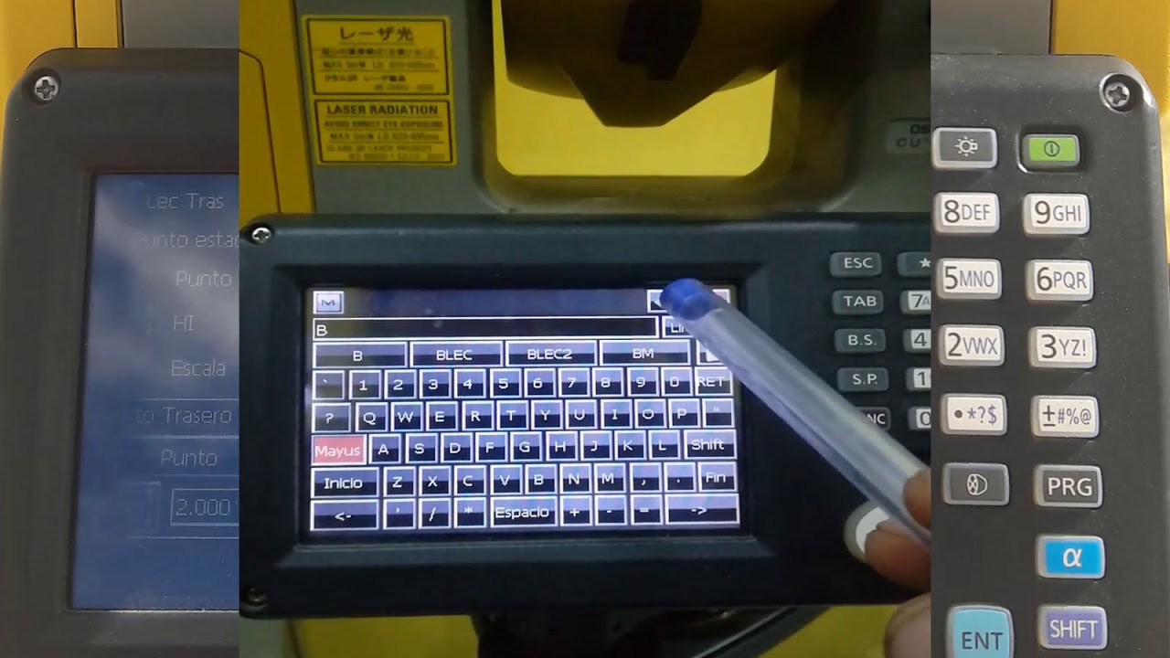 ESTACION TOTAL TOPCON OS 105 - MANUAL 2018 - YouTube
