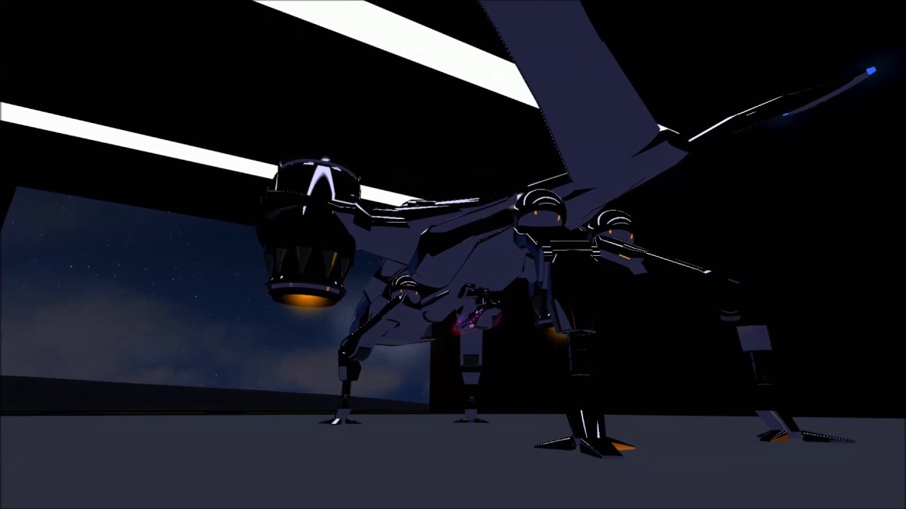 SimplePlanes Terminator Aerial HK First flight and Leg test - YouTube