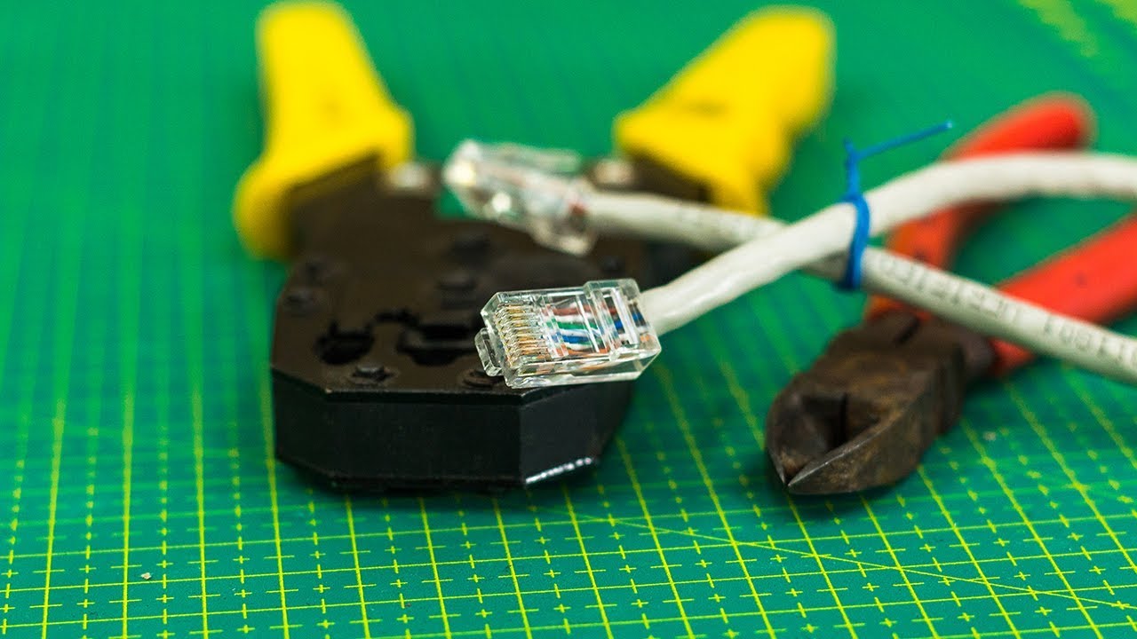 How To Make Networking Wire At Home | RJ45 | Cat 6 Ethernet Cable - YouTube
