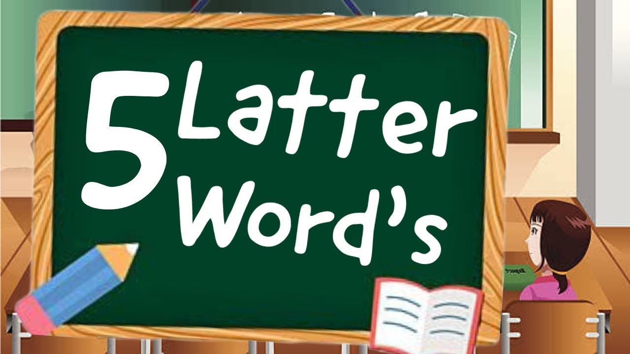 Five latter word's | spelling video for kid's | Learn word's spelling ...