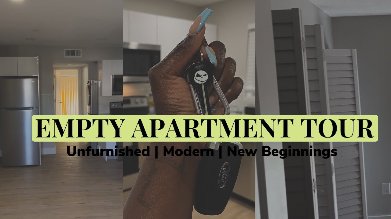 Moving Into My First Apartment | Unfurnished - YouTube