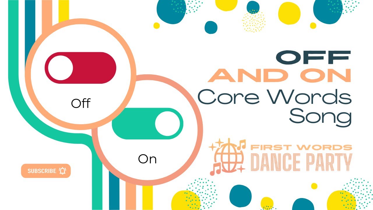 Need an Off and On Core Words Song? This One Promotes Language with AAC ...