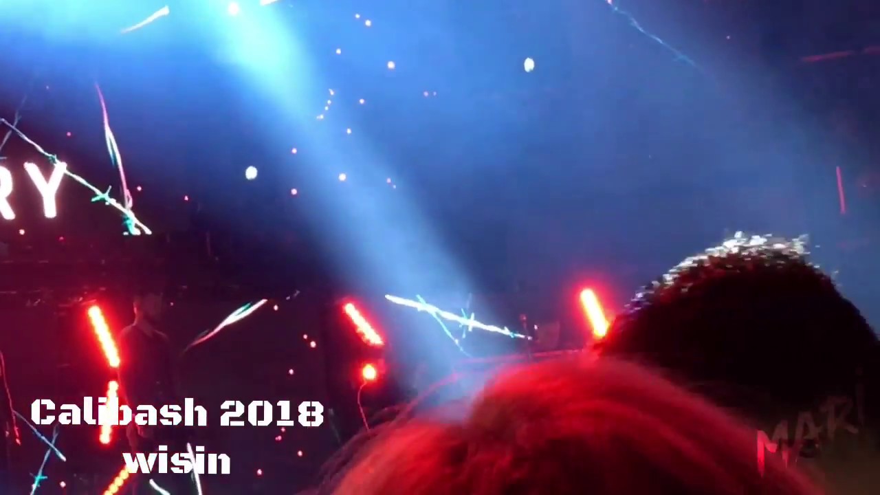 WISIN ~ CALIBASH 2018 Los Angeles ESCAPATE CONMIGO - YouTube