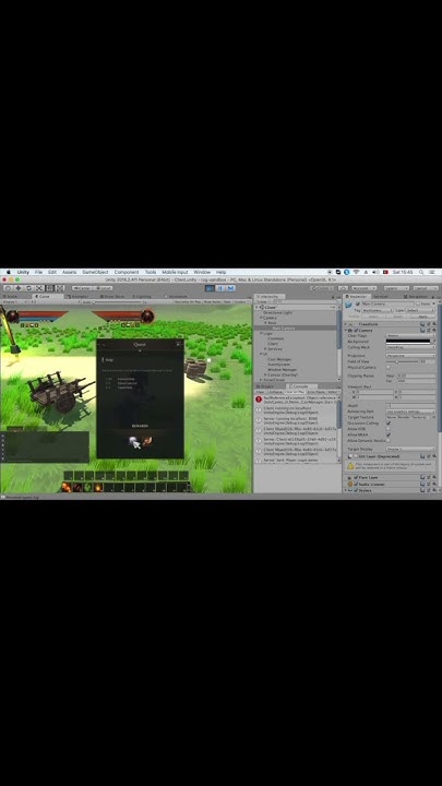 Early stages of the quest system #gamedev #devlog - YouTube