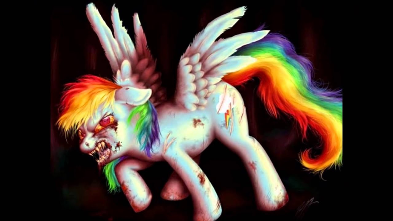 CreepyMLP part 2 (pic-res creepy MLP) - YouTube