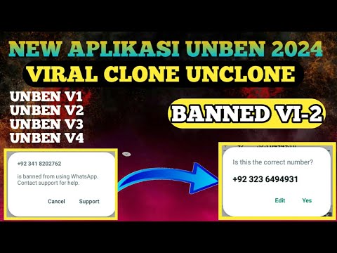 APLIKASI BANNED-UNBANNED WHATSAPP TERBARU 2024•ANTI VISUAL•WORK 100% ...