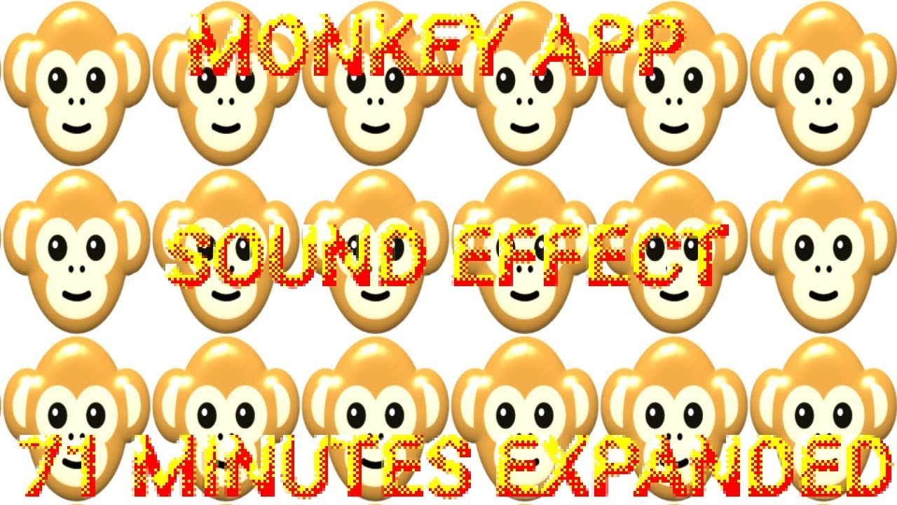 MONKEY SOUND EFFECT 71 MINUTES EXPANDED - YouTube