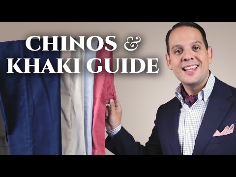 Chinos & Khaki Pants Guide For Men